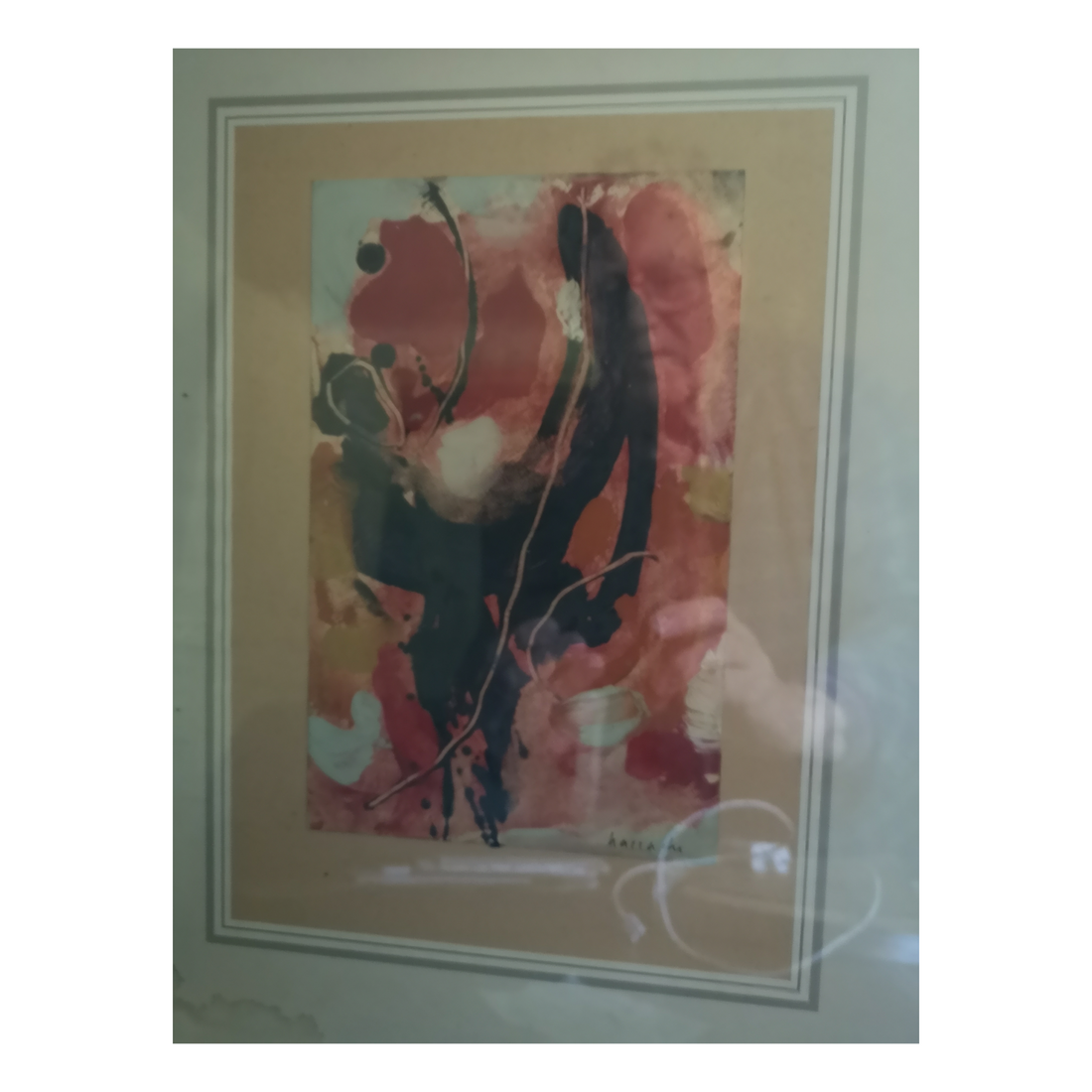 Abstraction by Naccache Edgar - Watercolor – Nahum Gallery